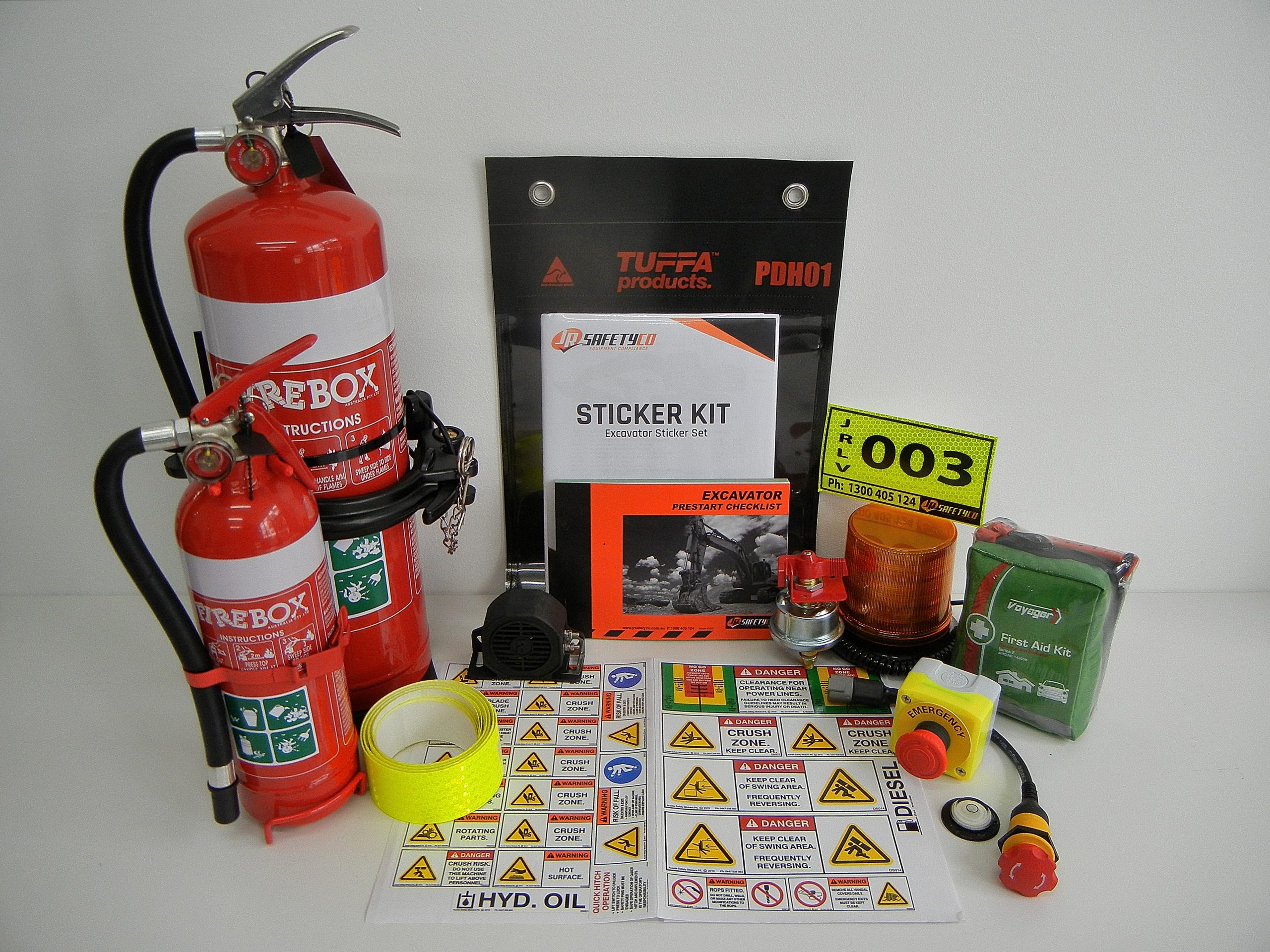 Tier 1 13T> Excavator Kit | JR Safety Co