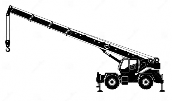 Articulated (Franna Type) Crane Sticker Kit | JR Safety Co