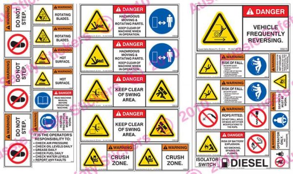 Mower Sticker Kit | JR Safety Co