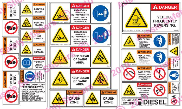 Mower Sticker Kit | JR Safety Co