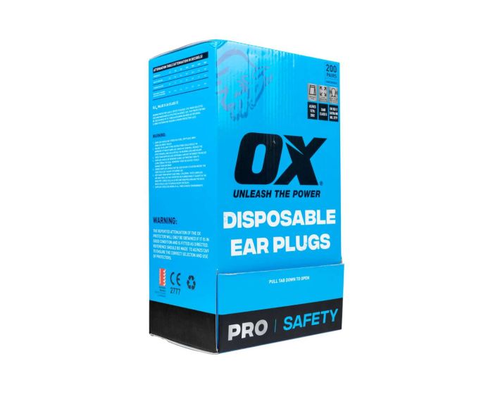 OX DISPOSABLE EAR PLUS | JR Safety Co